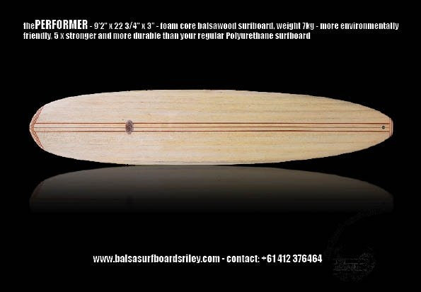 Performance foam core Balsa Longboards and Mals - Riley Balsa Wood ...
